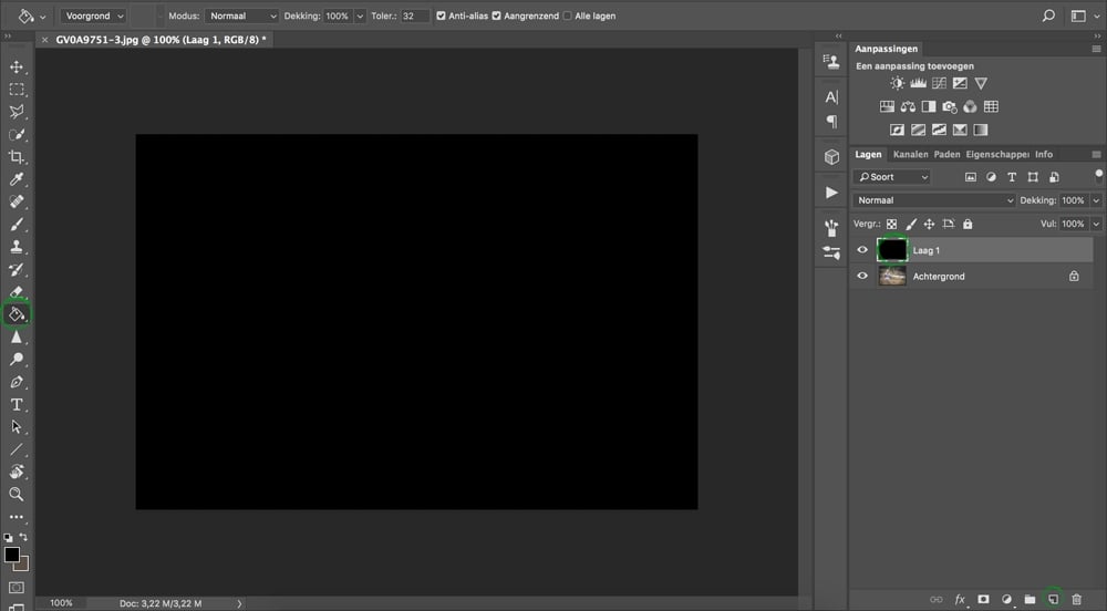 Met Photoshop regen aan een foto toevoegen - De Rooij Fotografie