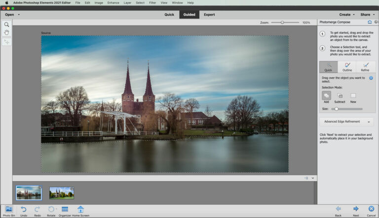 Photomerge in Photoshop Elements - De Rooij Fotografie