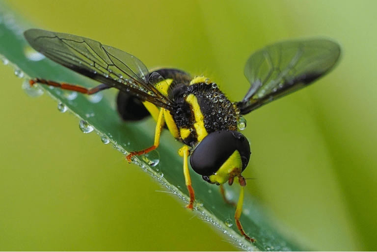 Macrofoto's maken van zweefvliegen - De Rooij Fotografie
