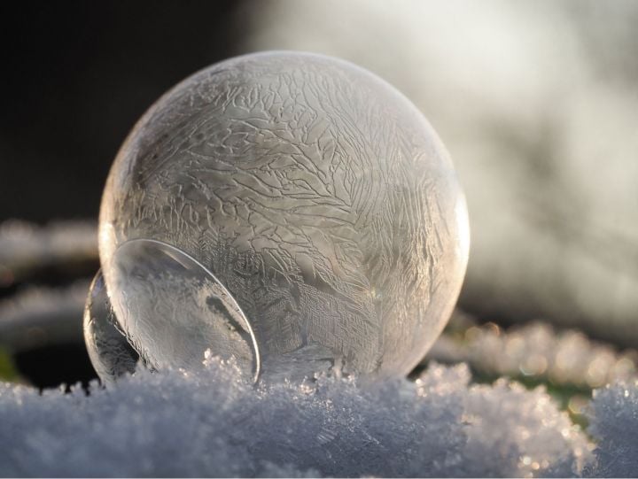 Bevroren zeepbellen fotograferen - De Rooij Fotografie