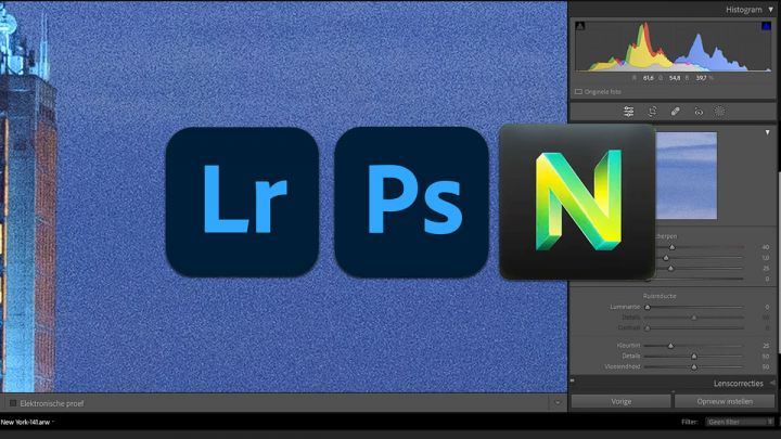 Ruis verwijderen met Lightroom en Photoshop Camera RAW vs Luminar Neo ...